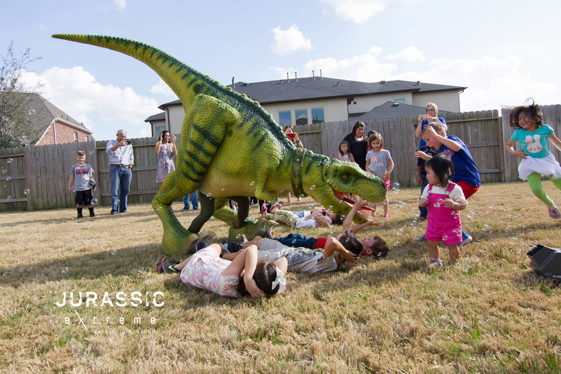 Walking Dinosaur Entertainment for Birthday Party in Dallas, Texas ...